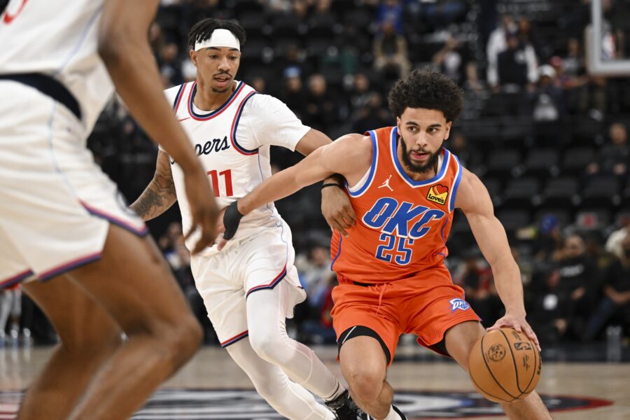 Thunder Promote Ajay Mitchell To Standard Roster | Hoops Rumors